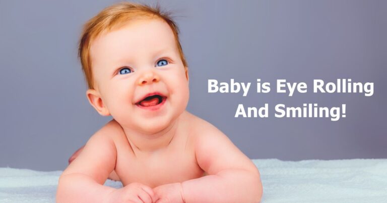 Newborn Baby Eye Rolling And Smiling? Meaning Beyond the Cuteness