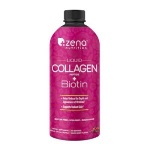 Zena Liquid Collagen Biotin Reviews | Glow with Health