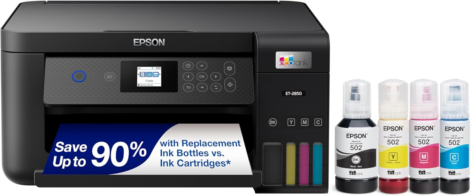 Epson EcoTank ET-2850 Reviews | Efficient, Hassle-Free Printing