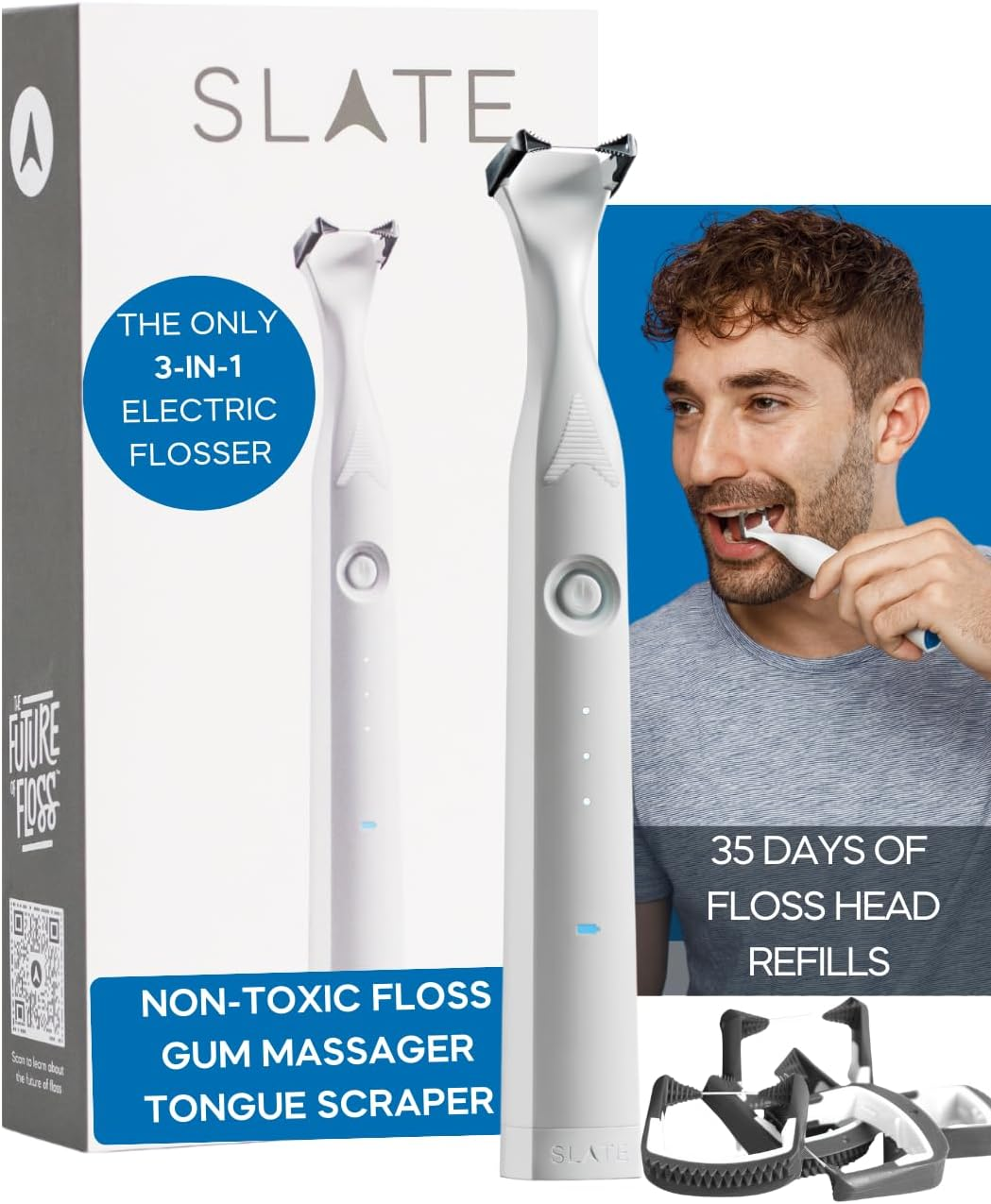 Slate Flosser Review | Cleaner Teeth, Effortless Flossing